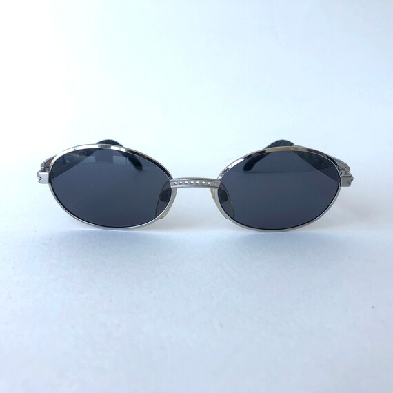 Vintage Charro Oval Sunglasses Steampunk Metal Frame Made in | Etsy