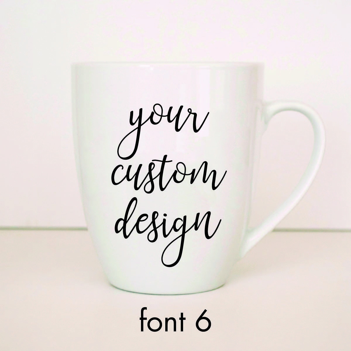 Custom Mug Personalized Mug Vinyl Design Customized Mug | Etsy