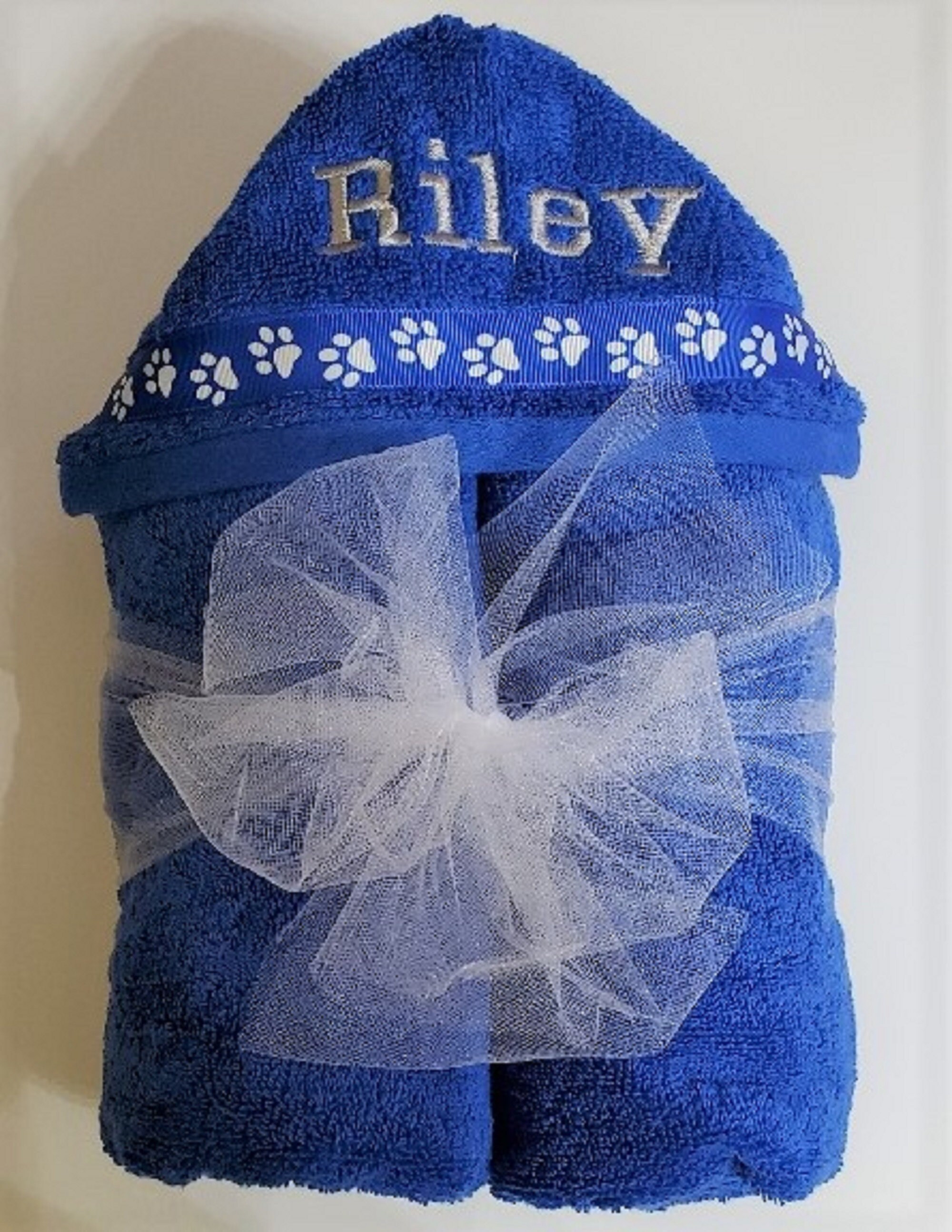 Personalized Dog Towel With Hood Large Dog Bath Towel Pappy Towel ...