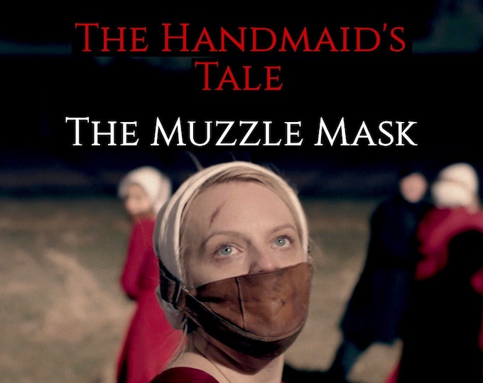 Brown Faux Leather Muzzle Mask as Seen on the Handmaid's Tale, Offred ...