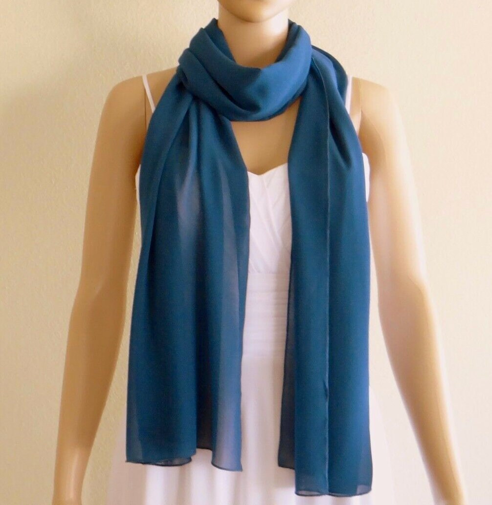 Serena Joy Blue Scarf Mrs. Waterford Blue Scarf Handmaid | Etsy