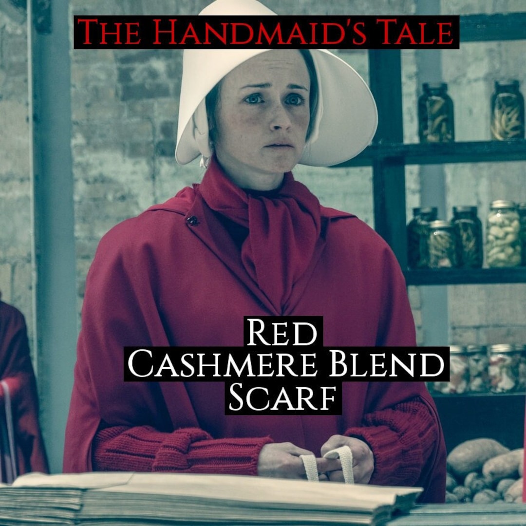 Handmaid Red Scarf, Handmaid Costume Accessories, Offred Red Winter ...