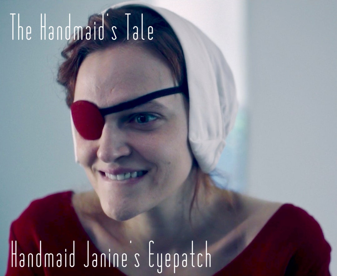 Handmaid Red Eyepatch Janine Eye Patch Offwarren Eyeptch - Etsy