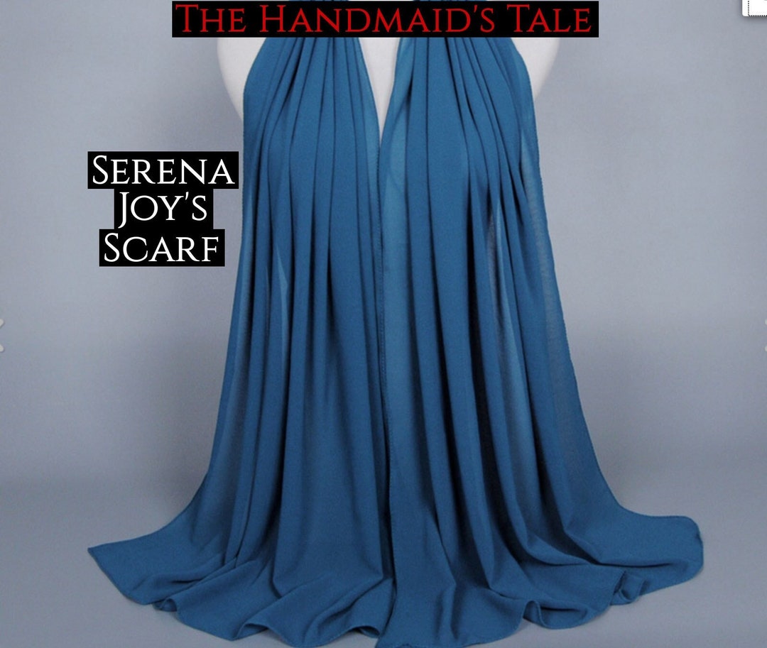Serena Joy Blue Scarf, Mrs. Waterford Blue Scarf, Handmaid Costume ...