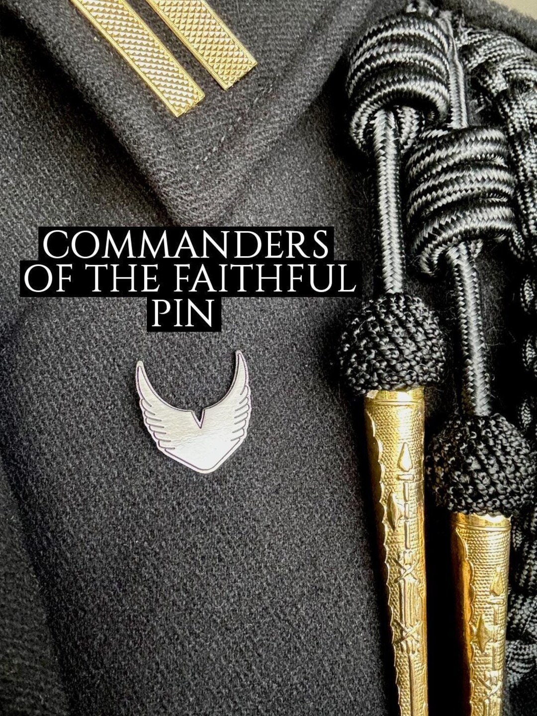 Commanders of the Faithful Winged Pin as Seen on the Handmaid's Tale ...