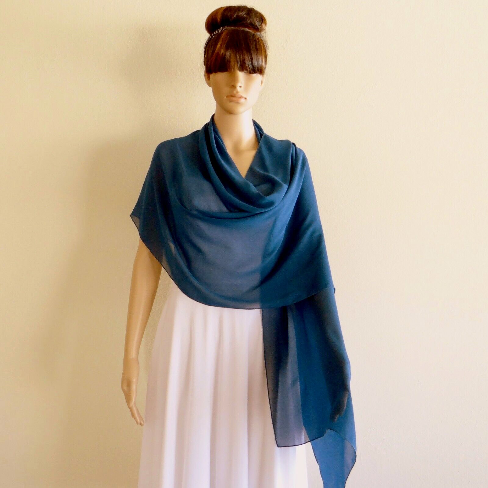 Serena Joy Blue Scarf Mrs. Waterford Blue Scarf Handmaid | Etsy