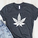 Cannabis Leaf Shirt Marijuana T-shirt Mandala Pot Leaf Shirt Women's Weed Shirt Cute Marijuana ...