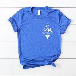 Explore Shirt Camping Gift Hiking Shirt Explore Mountains Shirt Hike ...