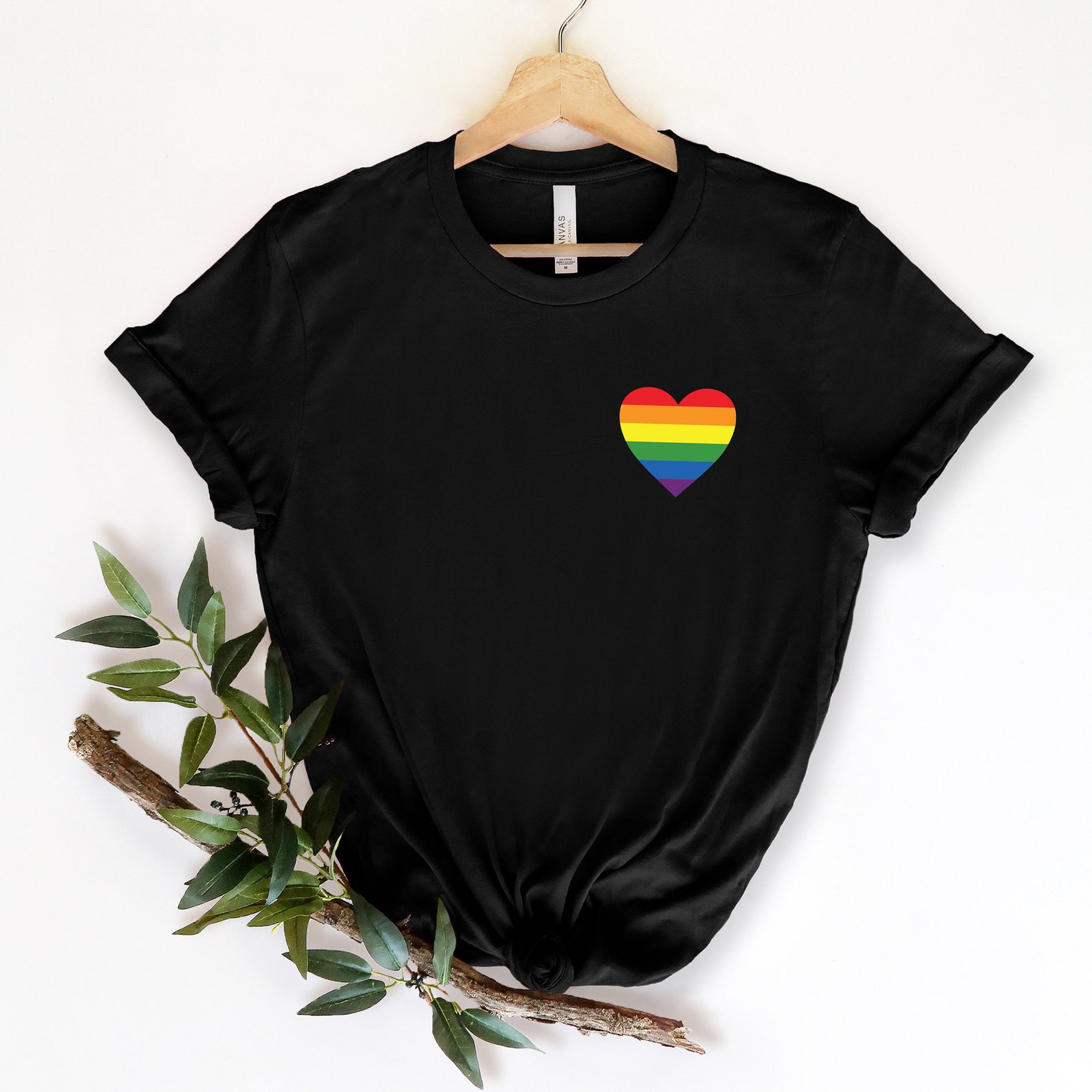 Rainbow Flag Shirt Pride Shirt Pride Month Rainbow Heart - Etsy