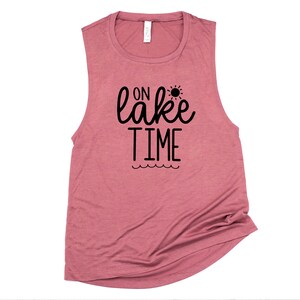 On Lake Time Tank Top Lake Time Lake Tank Top I'm on Lake Time Cute ...