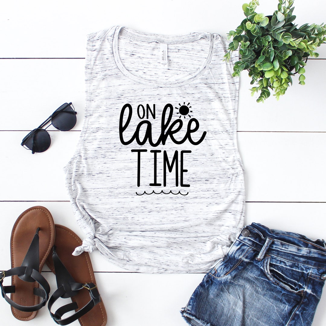 On Lake Time Tank Top Lake Time Lake Tank Top I'm on Lake Time Cute ...