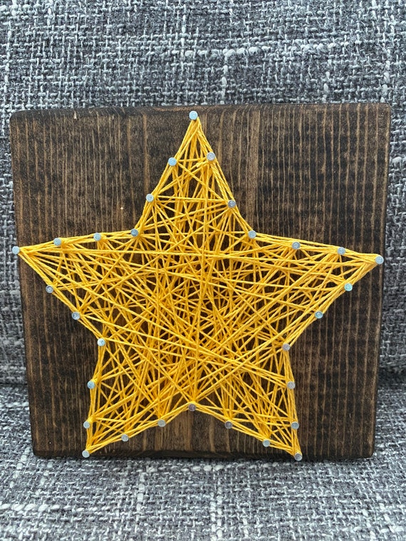 DIY Star String Art String Art Kit DIY string art Star | Etsy