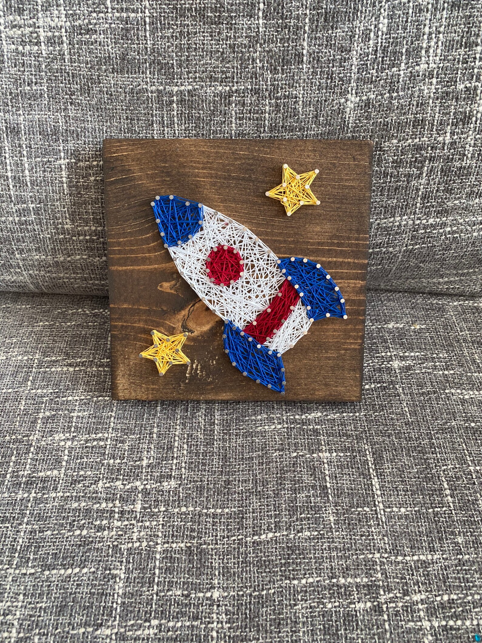 DIY Rocket Ship string art kit | Etsy