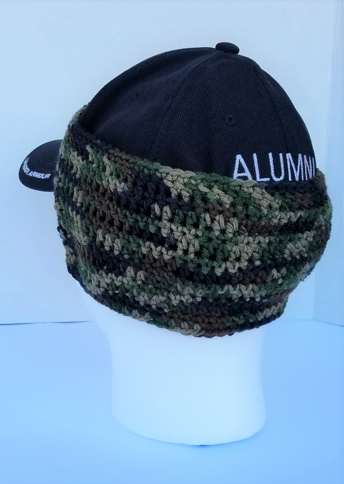 Baseball Cap Ear Warmer / Crochet / Men's Ear Warmer - Etsy
