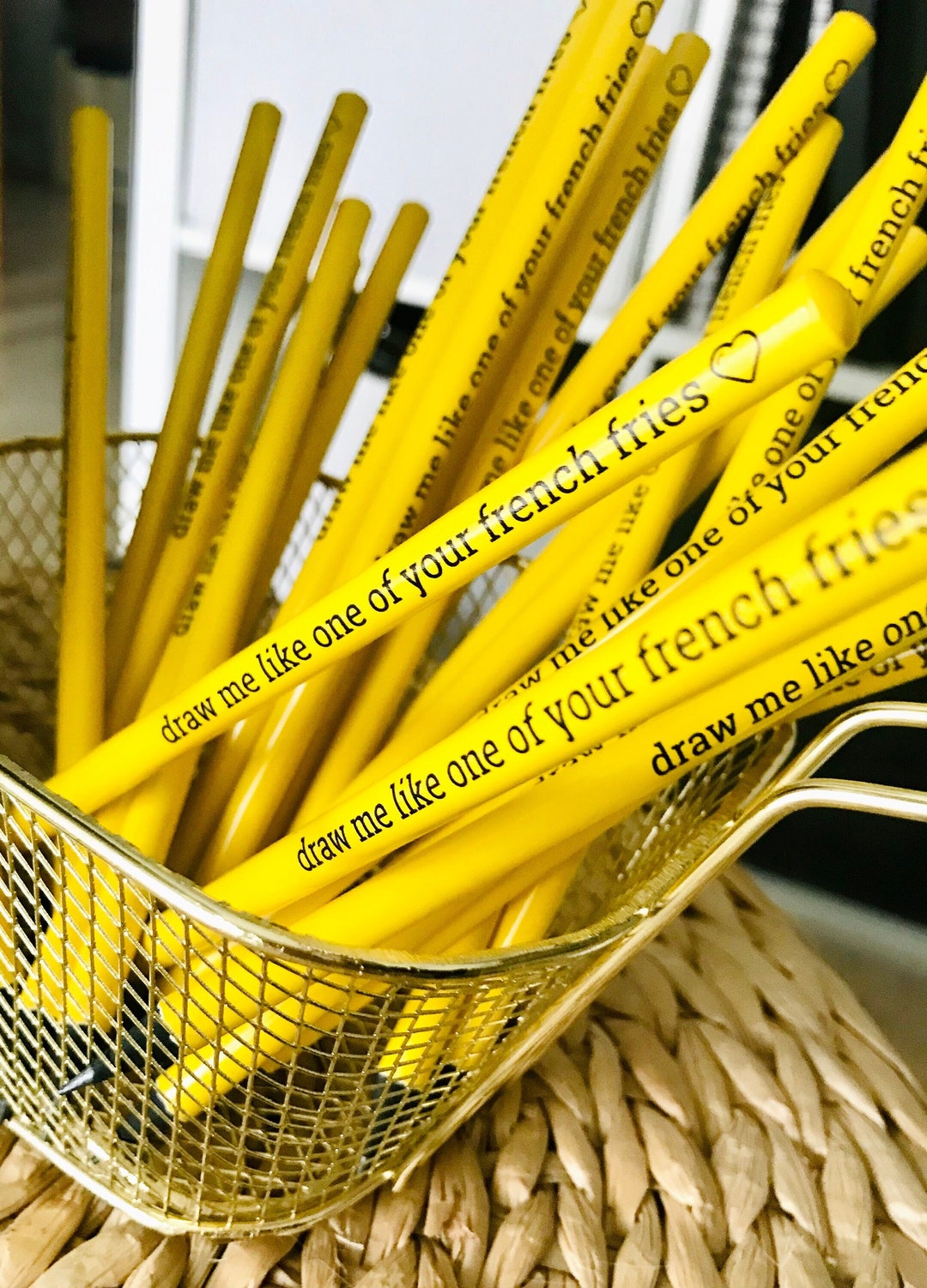 French Fries Pen French Fries Pencil Fancy Stationery Fast Food Frying ...