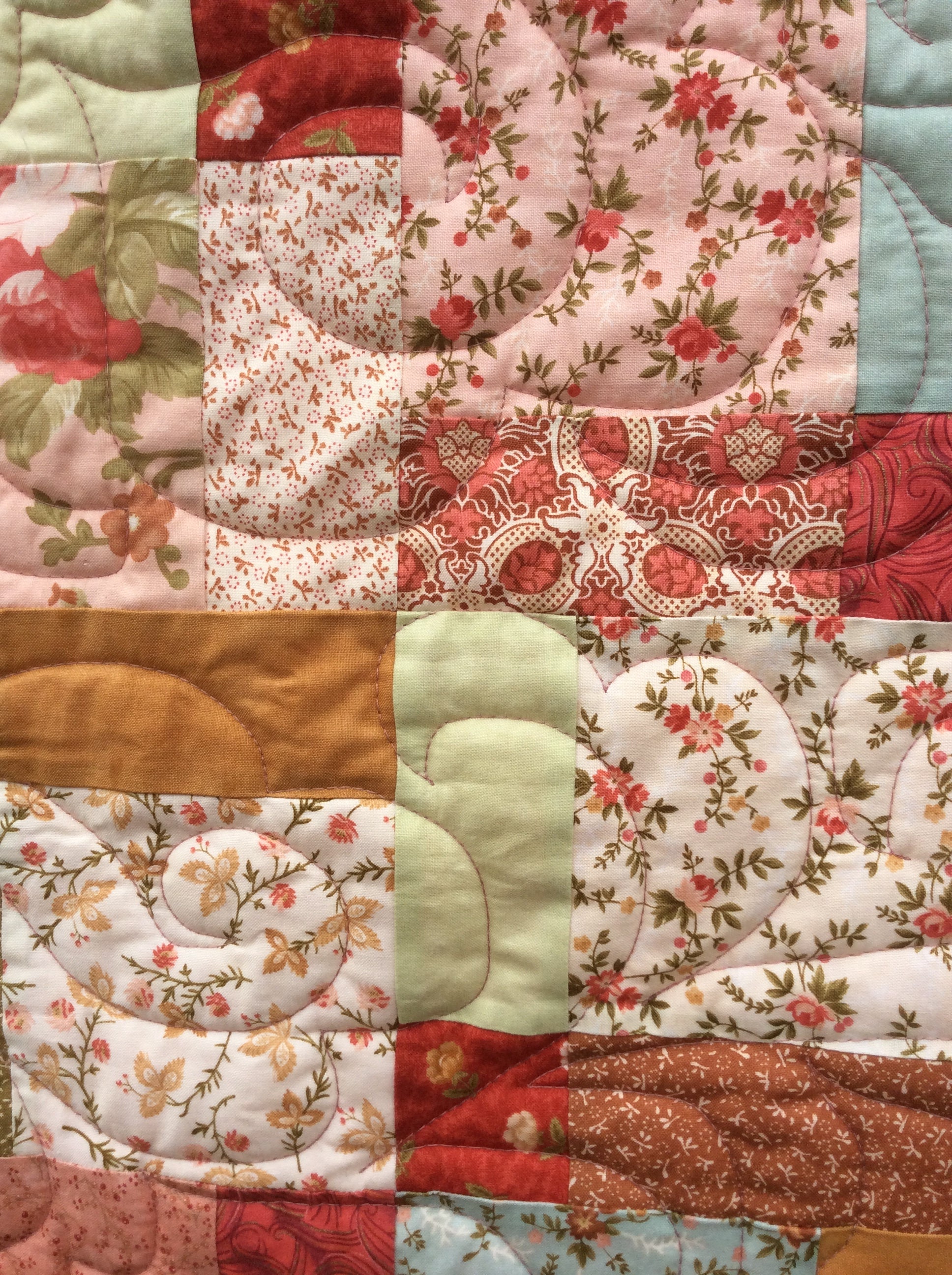 Handmade Vintage Floral Patchwork Quilt - Etsy