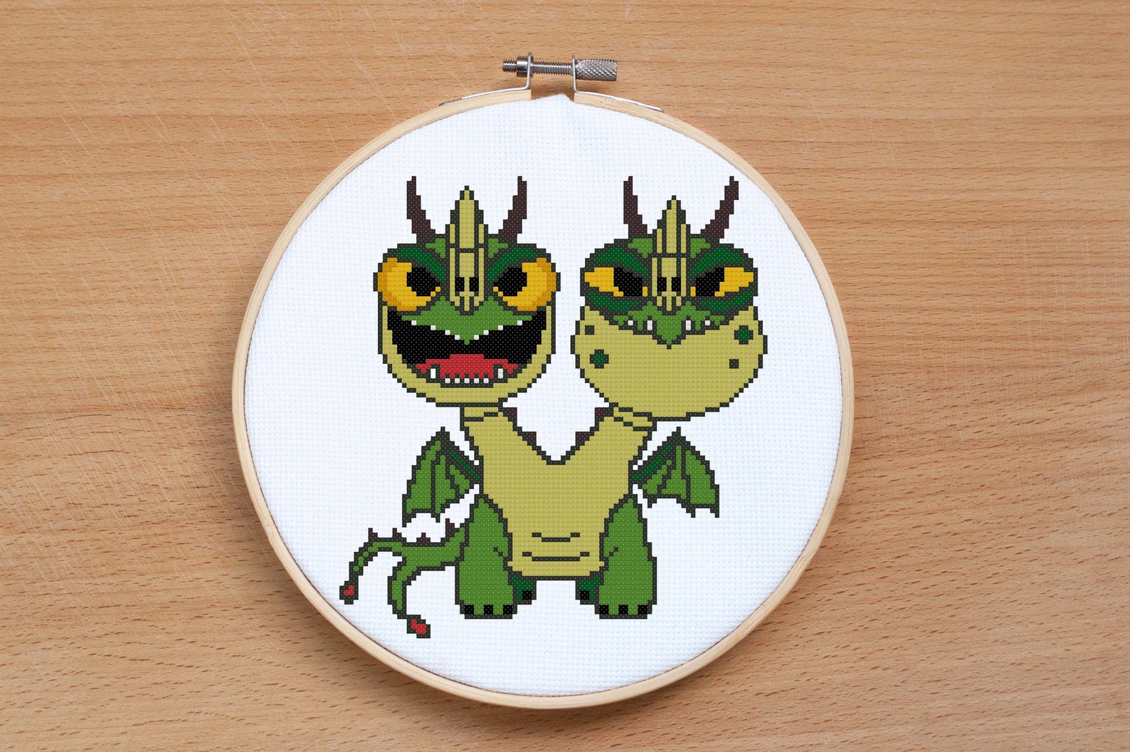 Dragons Cross Stitch Pattern: Toothless, Hookfang, & More (PDF) - Etsy