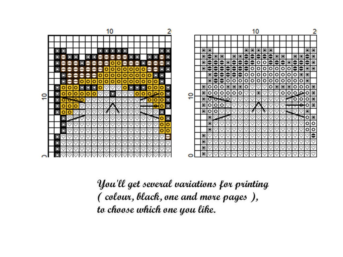 Cats Cross Stitch Pattern Cat Modern Cross Stitch Animal Cross - Etsy