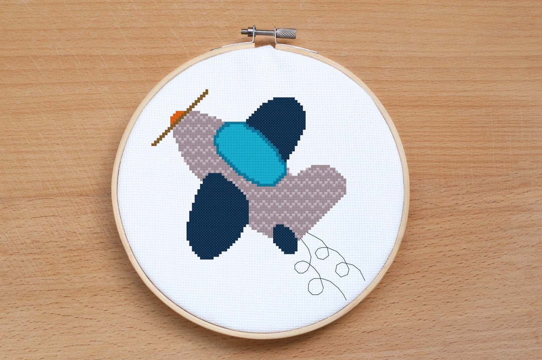 Airplane Cross Stitch Pattern: Baby Nursery Decor (PDF) - Etsy