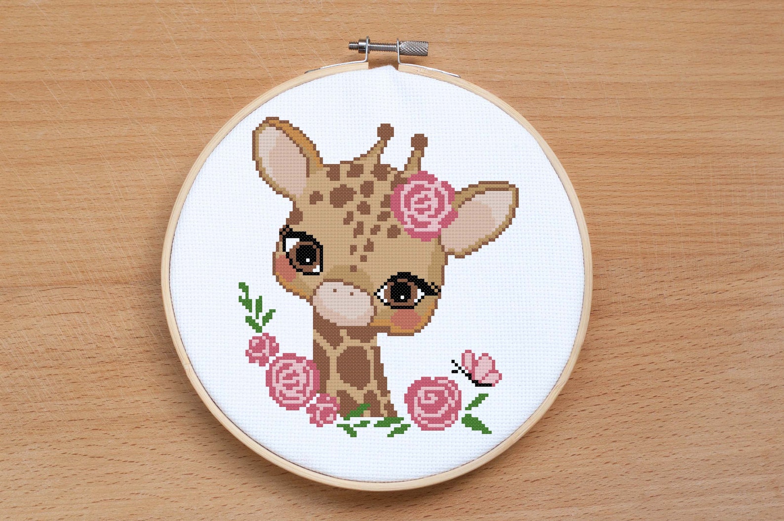 Cute Baby Cross Stitch Pattern Giraffe Cross Stitch Animal - Etsy