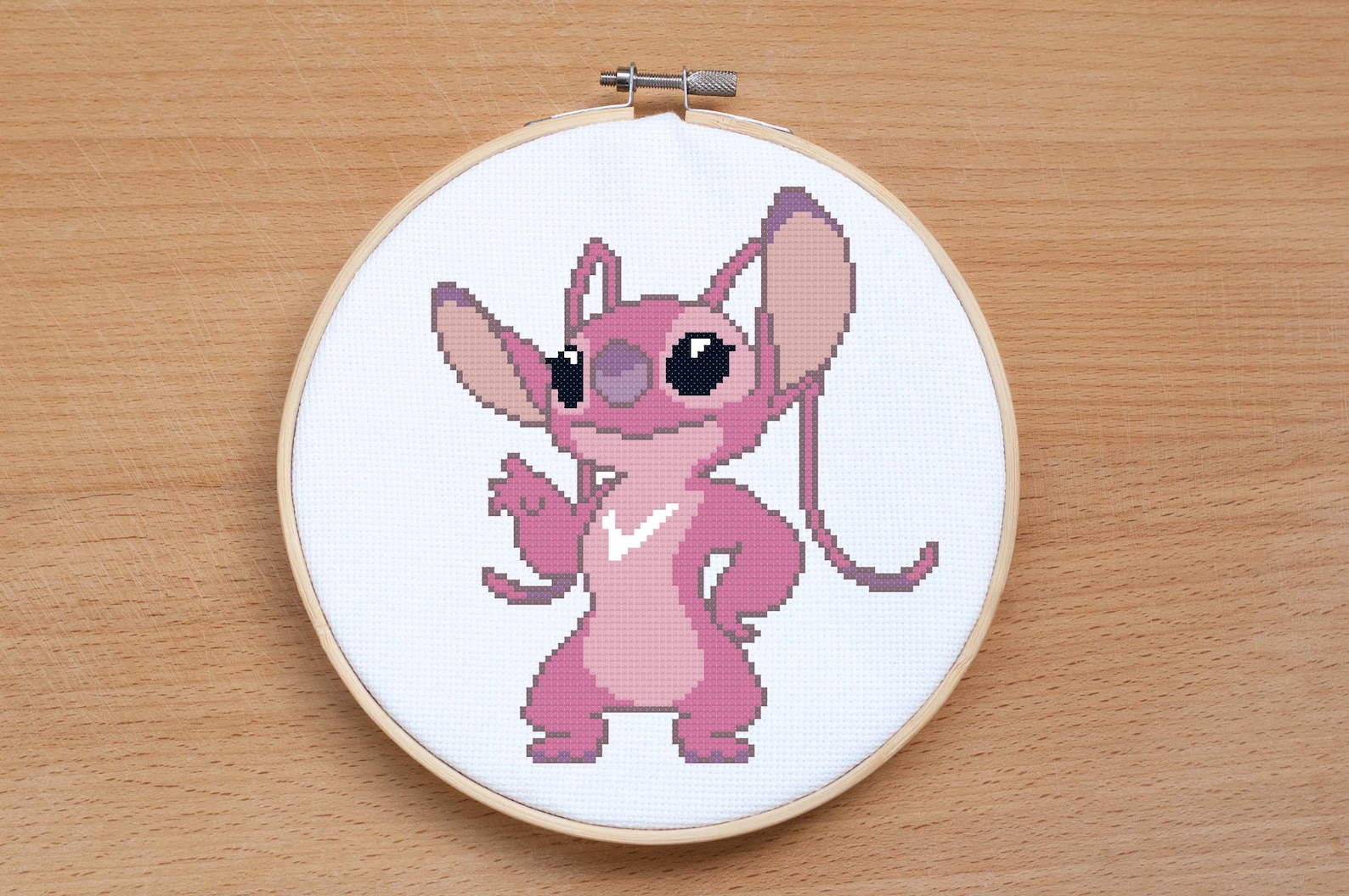 Stitch Cross Stitch Pattern Angel and Stitch Nursery Decor - Etsy