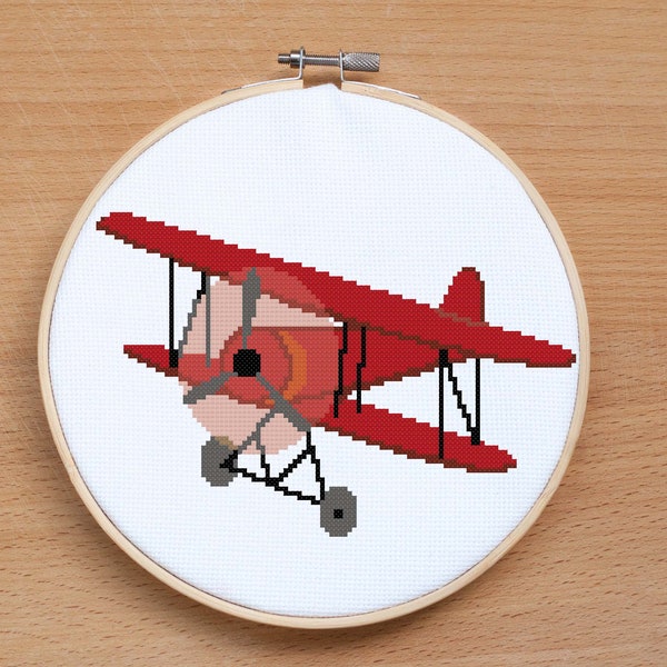 Plane Cross Stitch - Etsy