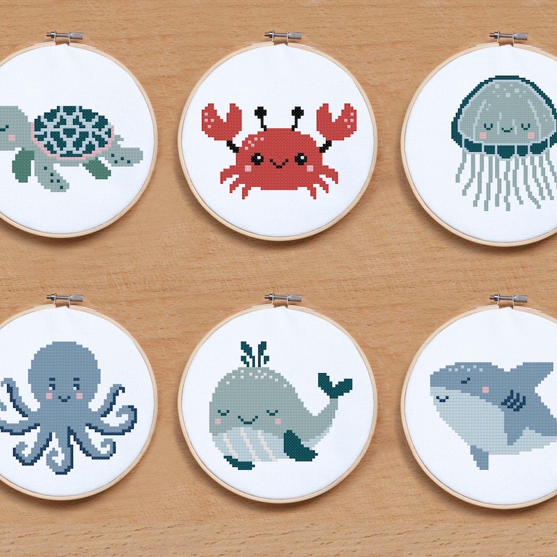 Animal Cross Stitch - Etsy
