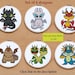 Toothless Cross Stitch Pattern, Light Fury Cross Stitch, How to Train ...