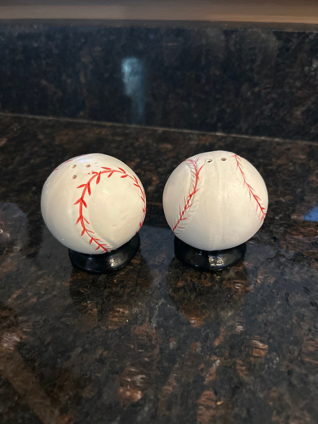 Baseball Salt and Pepper Shakers - Etsy