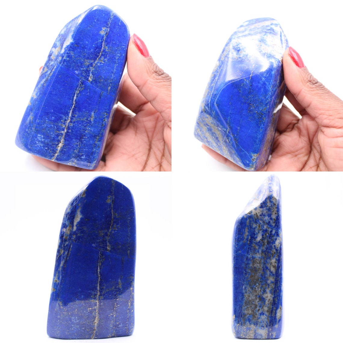 Lapis-lazuli free form 320gr 100mm block of Lapis-lazuli stone | Etsy