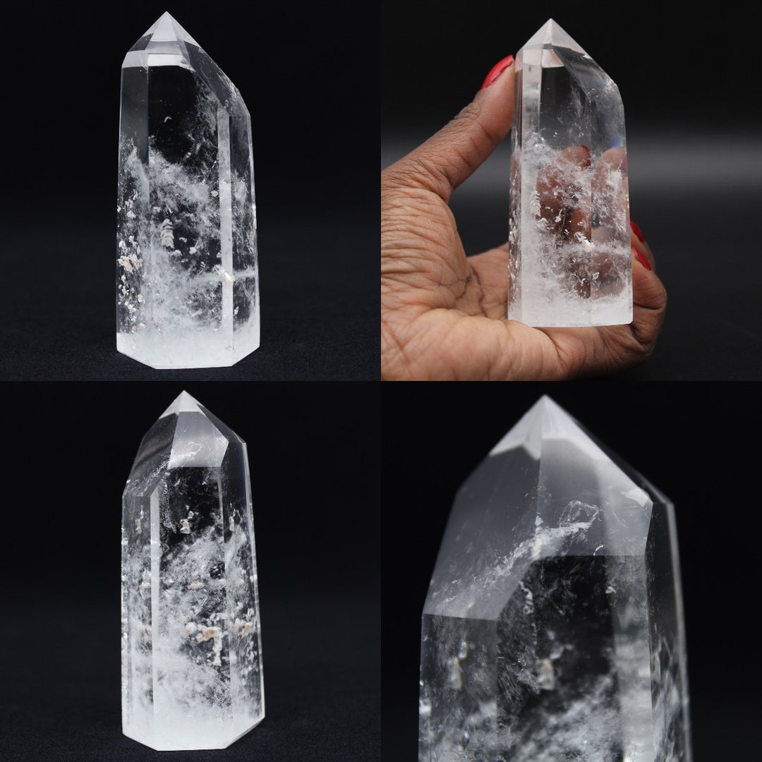 Quartz Prism Collection 240gr 100mm From Madagascar - Etsy