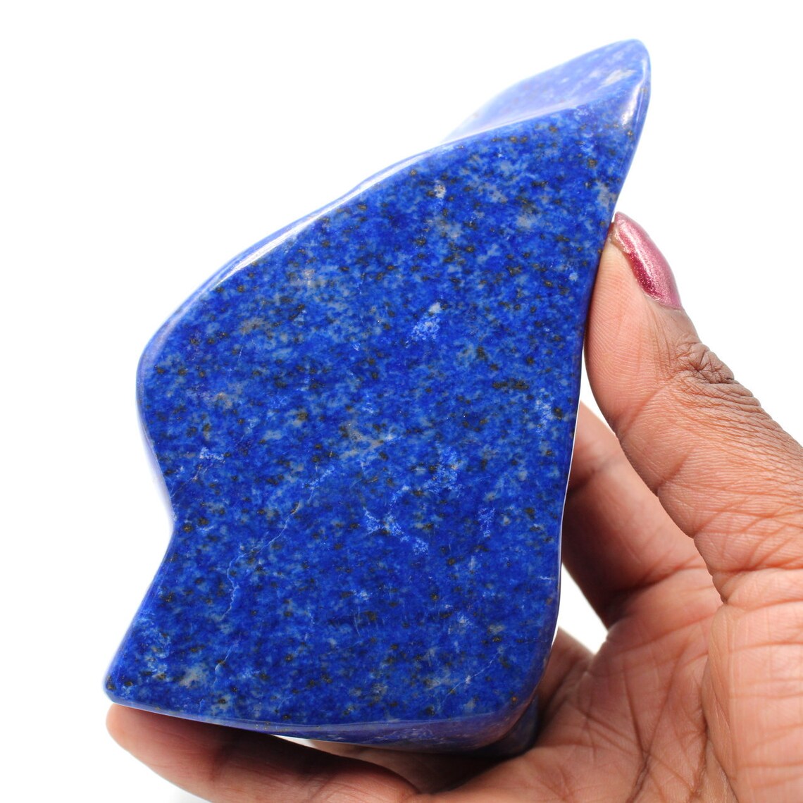 Lazuli lapis stone block abstract ornament form 585gr 110mm | Etsy