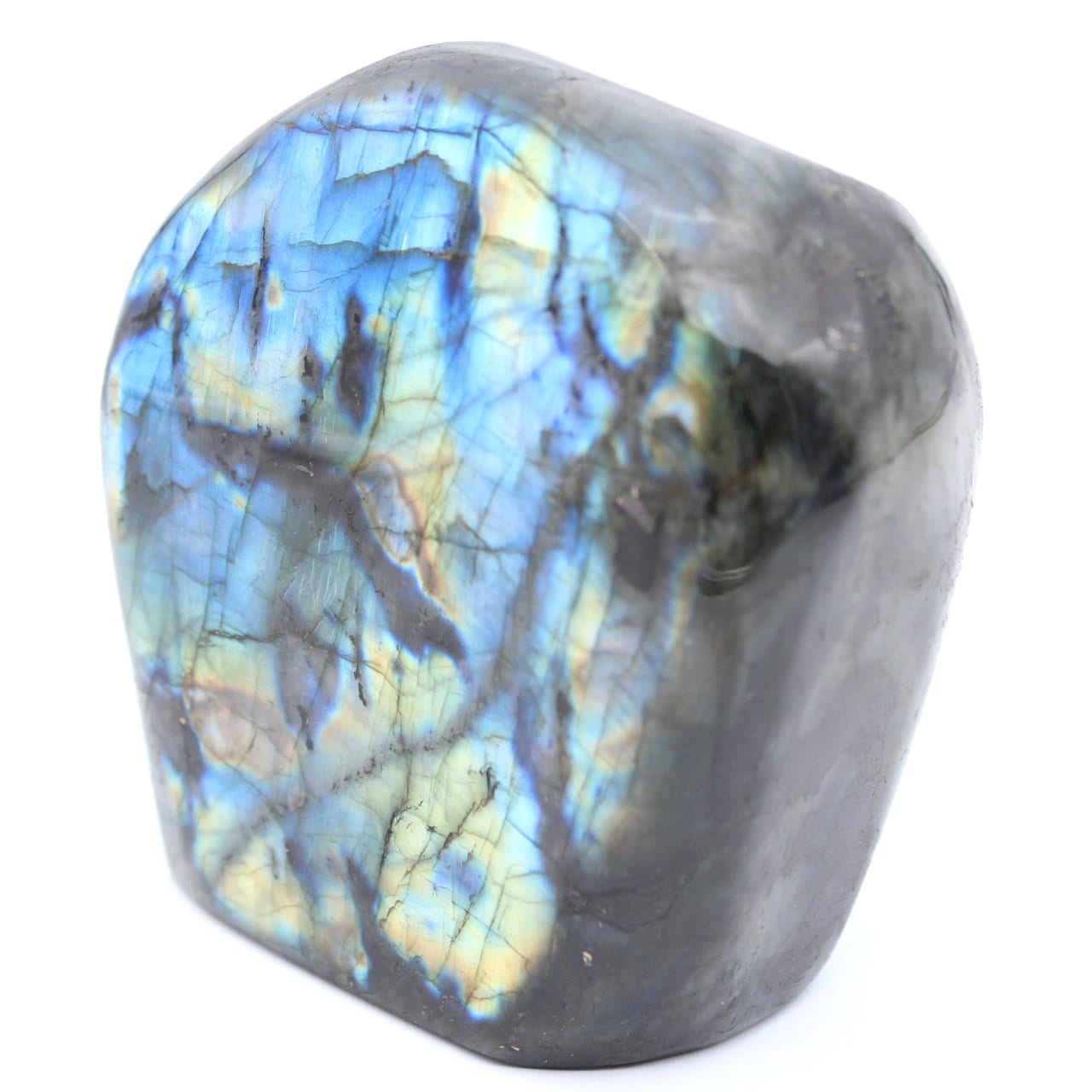 Piedra labradorita 1570gr 115mm de Madagascar - Etsy España