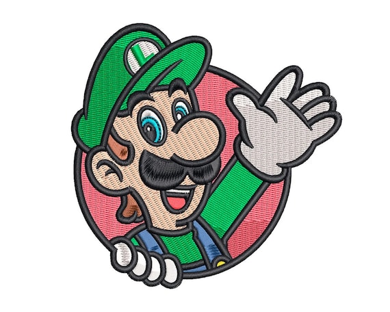 Luigi Embroidery Design 3 4 SIZES - Etsy