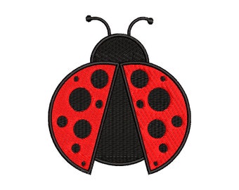 Cute Ladybug Machine Embroidery Design File 4 Sizes. Ladybird ...