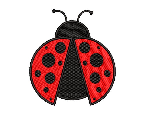 Ladybug Embroidery Design 5 SIZES - Etsy