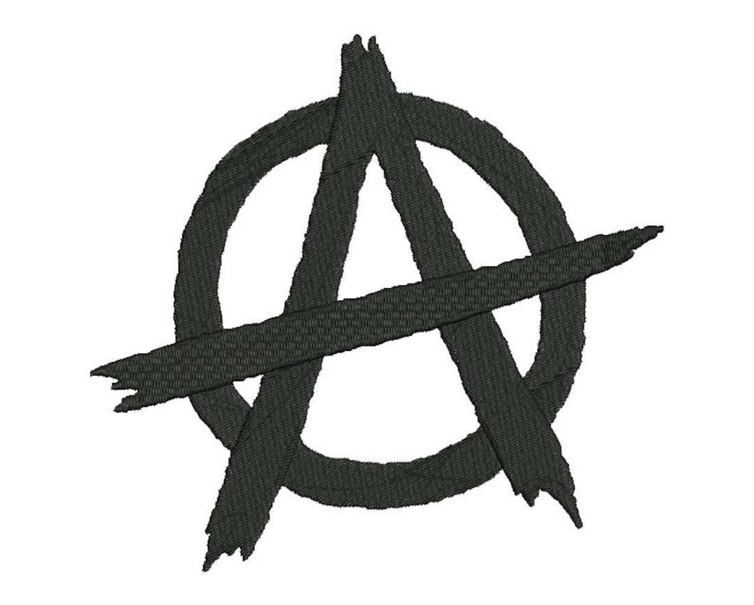 Anarchy Embroidery Design - 5 SIZES - Etsy