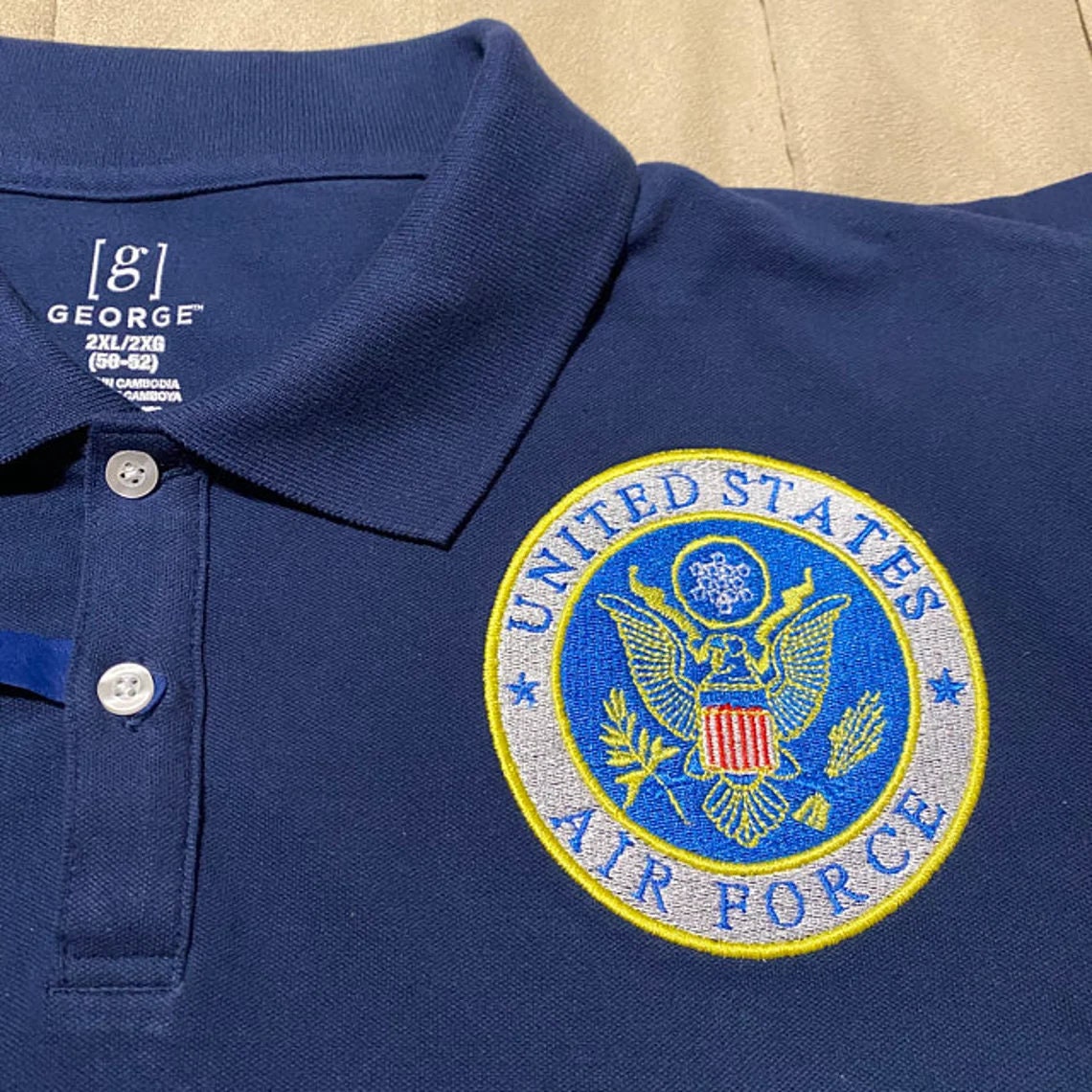 U.S. Air Force Embroidery Design #2 - 3 SIZES - Etsy