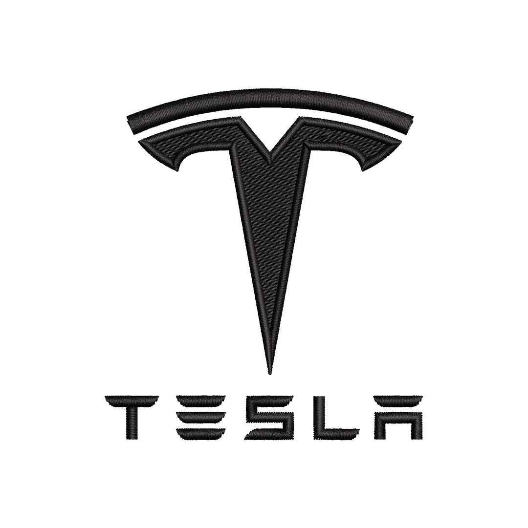 Tesla Embroidery Design - 4 SIZES - Etsy
