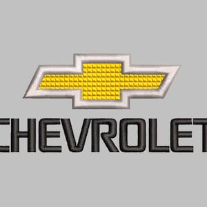Chevrolet Embroidery Design - 4 SIZES - Etsy