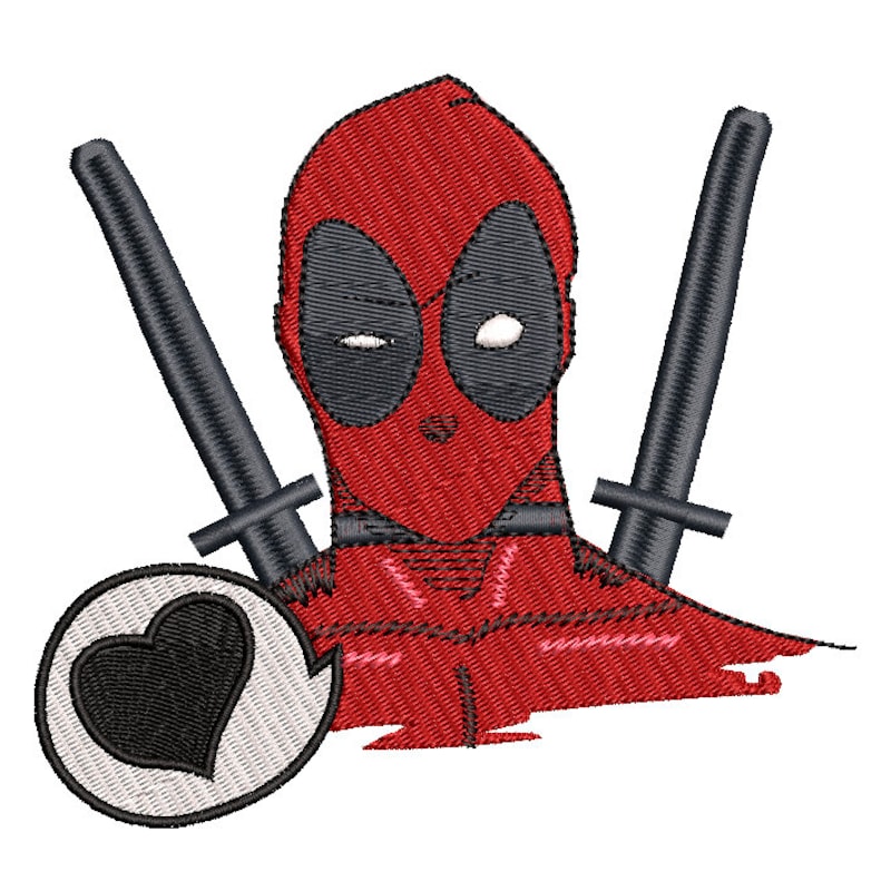 Deadpool Iron on Patch - Etsy