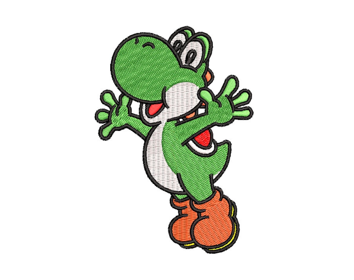 Yoshi Embroidery Design - 4 SIZES - Etsy