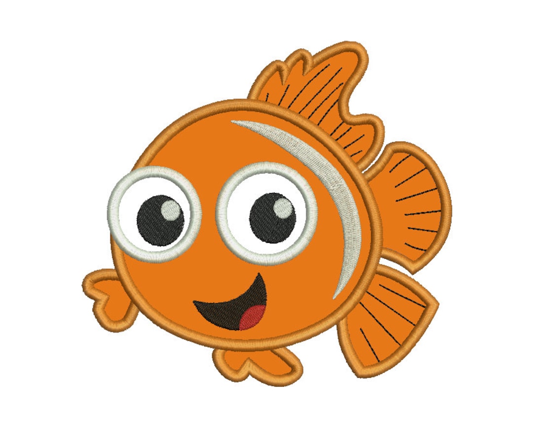 Nemo Applique Design - 4 SIZES - Etsy
