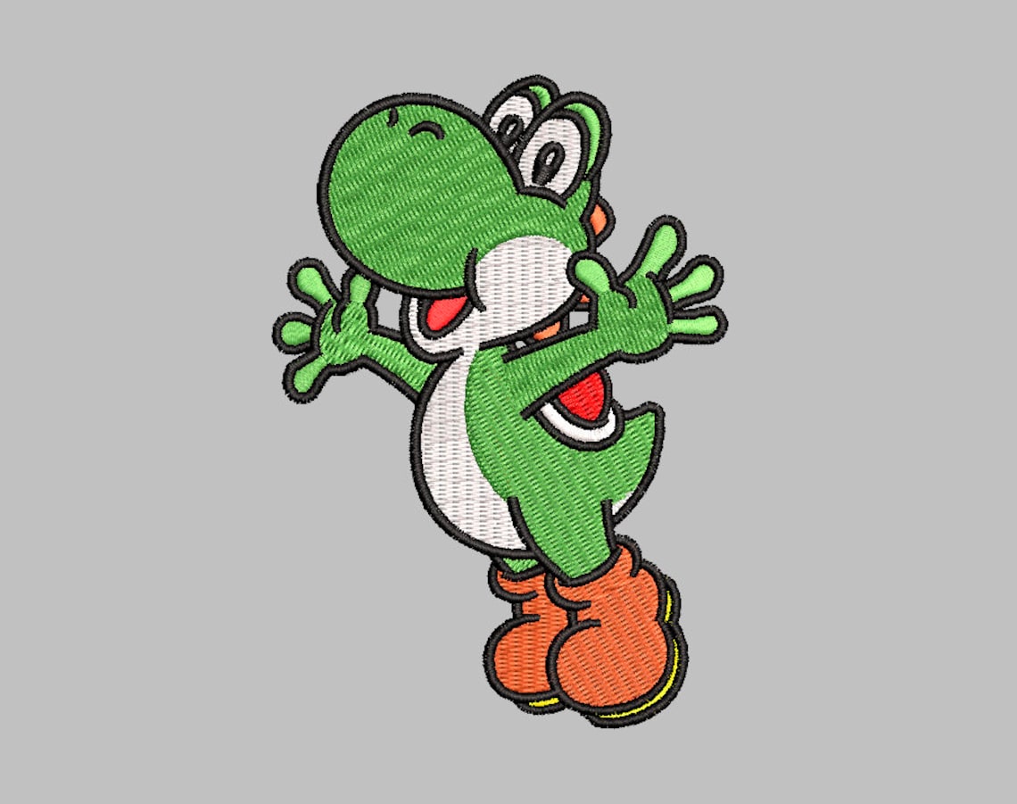Yoshi Embroidery Design - 4 SIZES - Etsy