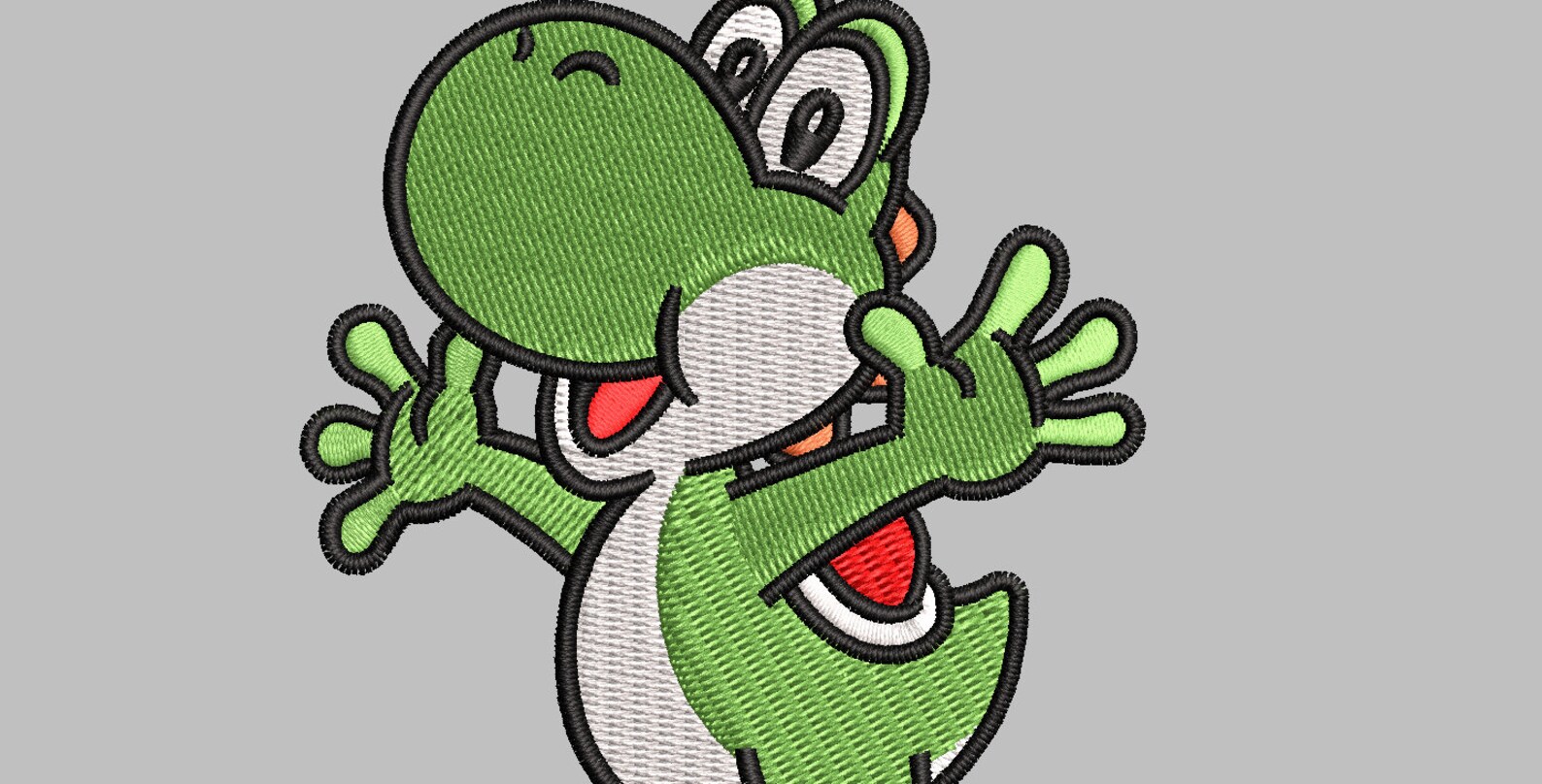 Yoshi Embroidery Design 4 SIZES - Etsy