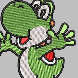 Yoshi Embroidery Design - 4 SIZES - Etsy