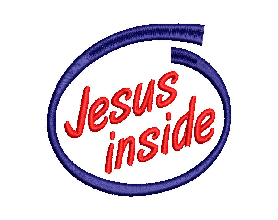 Jesus Inside Intel Logo This Is Wrong, Jesus Is Not A Human"