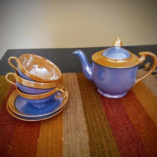 Lusterware Tea Set - Etsy