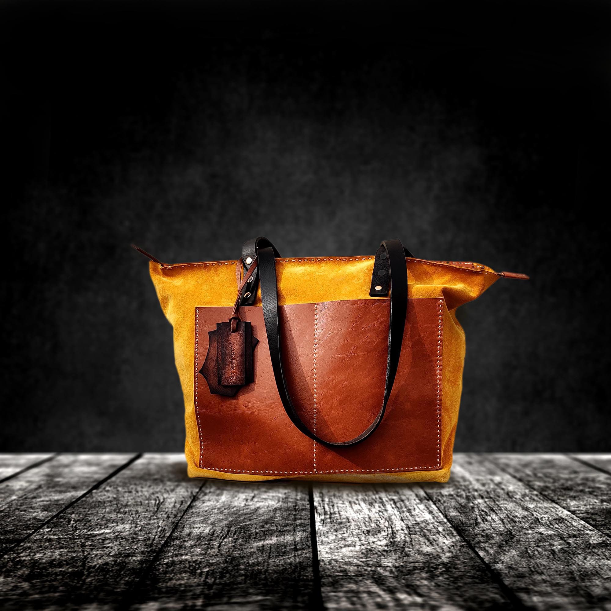 Brown Suede Leather Tote Bag For Women Slouchy Leather Etsy