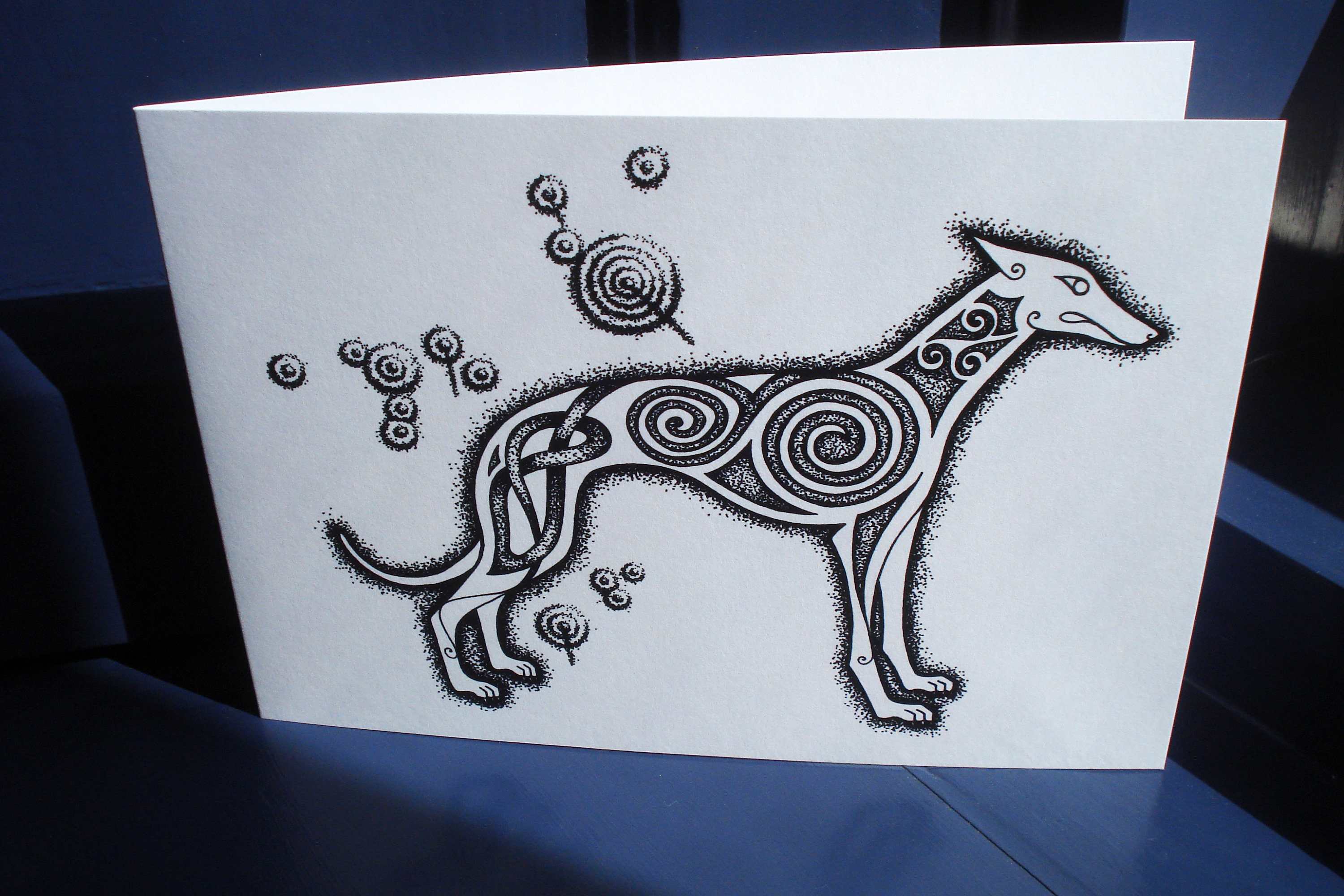 Celtic Hound Leaping